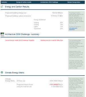 What you get are absolute energy use numbers for the whole building and ...