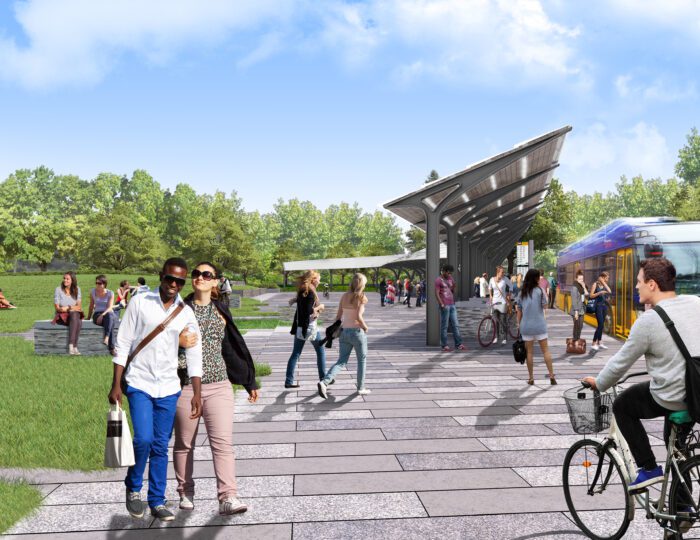 SR 520 Montlake Lid and Land Bridge - LMN Architects